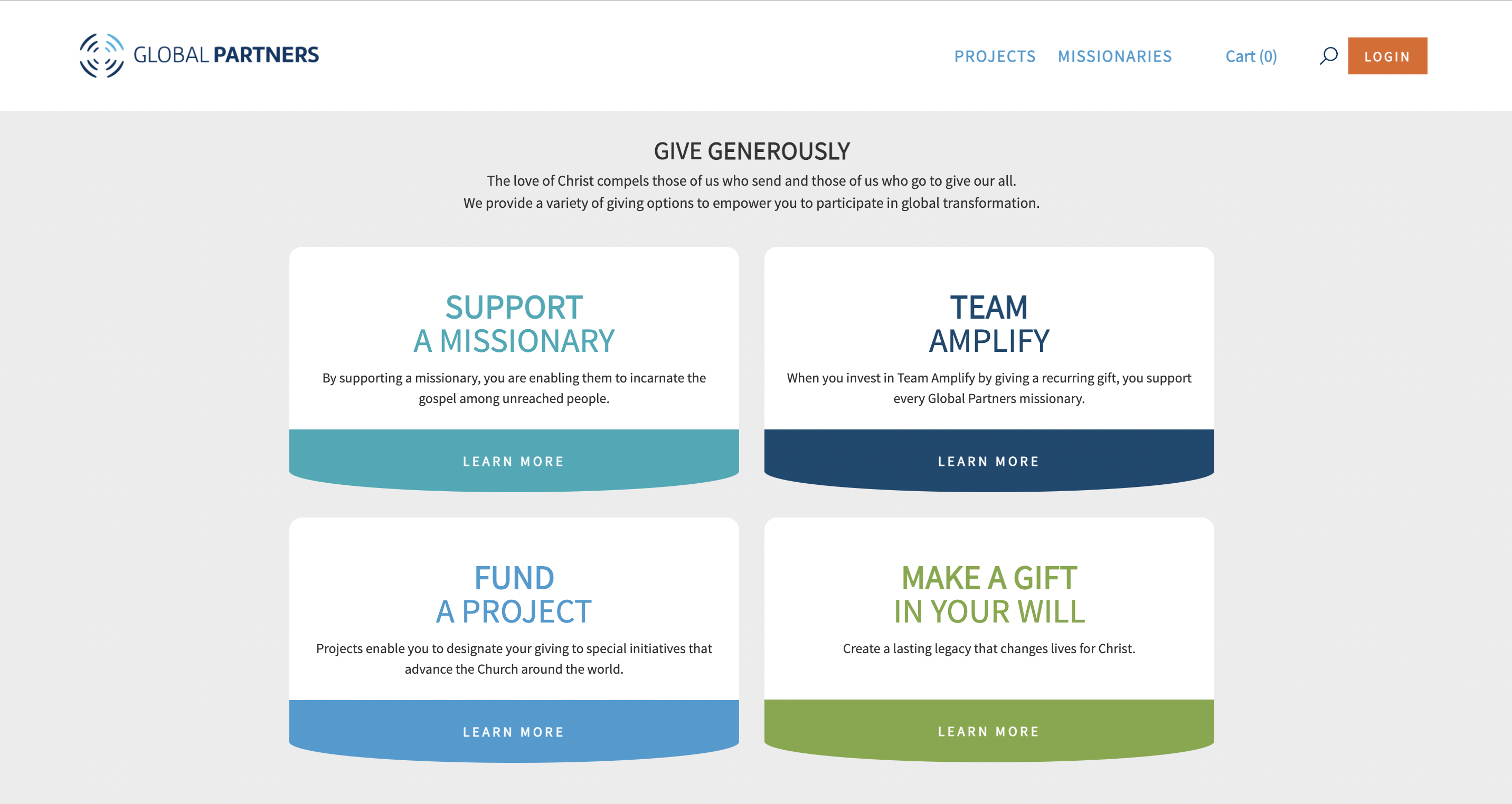 New and Improved: Have you checked out the new giving system? - Global ...
